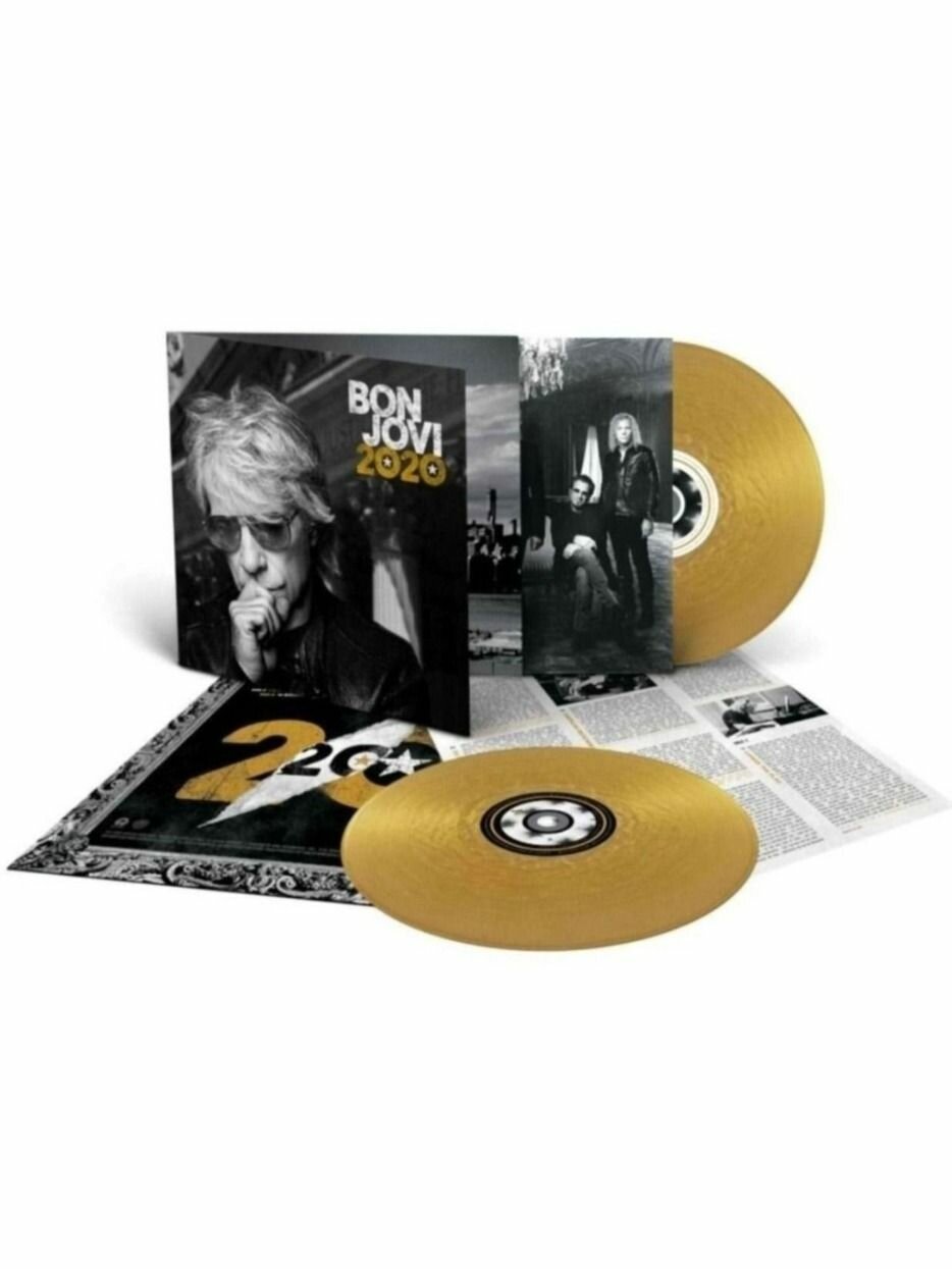 Виниловая Пластинка Bon Jovi - 2020 2 x Vinyl, LP, Stereo, Gold - Gatefold Still Sealed.