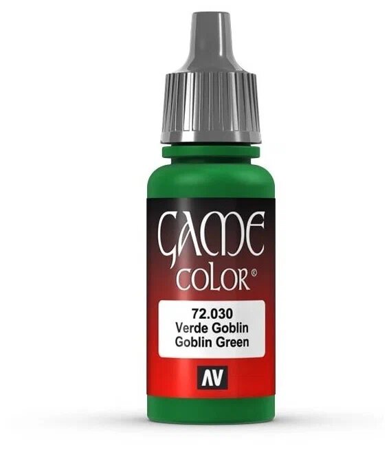 Краска для миниатюр Варгеймы "Гоблин зеленый", 17мл, для варгейма