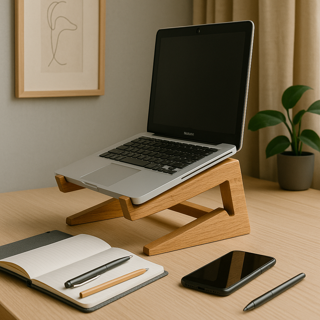 Подставка для ноутбука деревянная Nord Bros / купить подставку для планшета