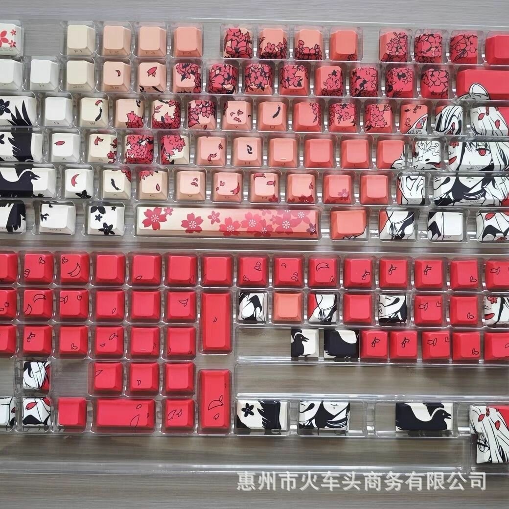 Wooting60 клавиатура с гравировкой по бокам, оригинальная полупрозрачная пятисторонняя сублимационная клавиатура для