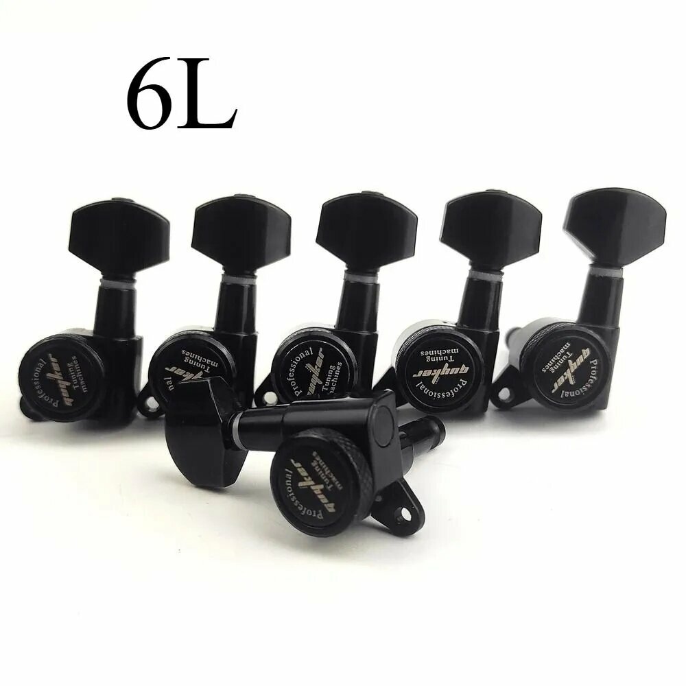 Сменные гитарные колки Guyker 1:18 для гитар ST, TL, SG и LP Античный чёрный