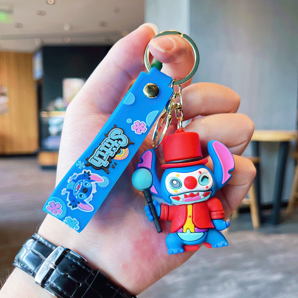 Брелоки, куклы, подвески для сумок, брелоки, небольшие подарки, подвески с изображением Стича, подвески с клоуном из мультсериала «Стич».