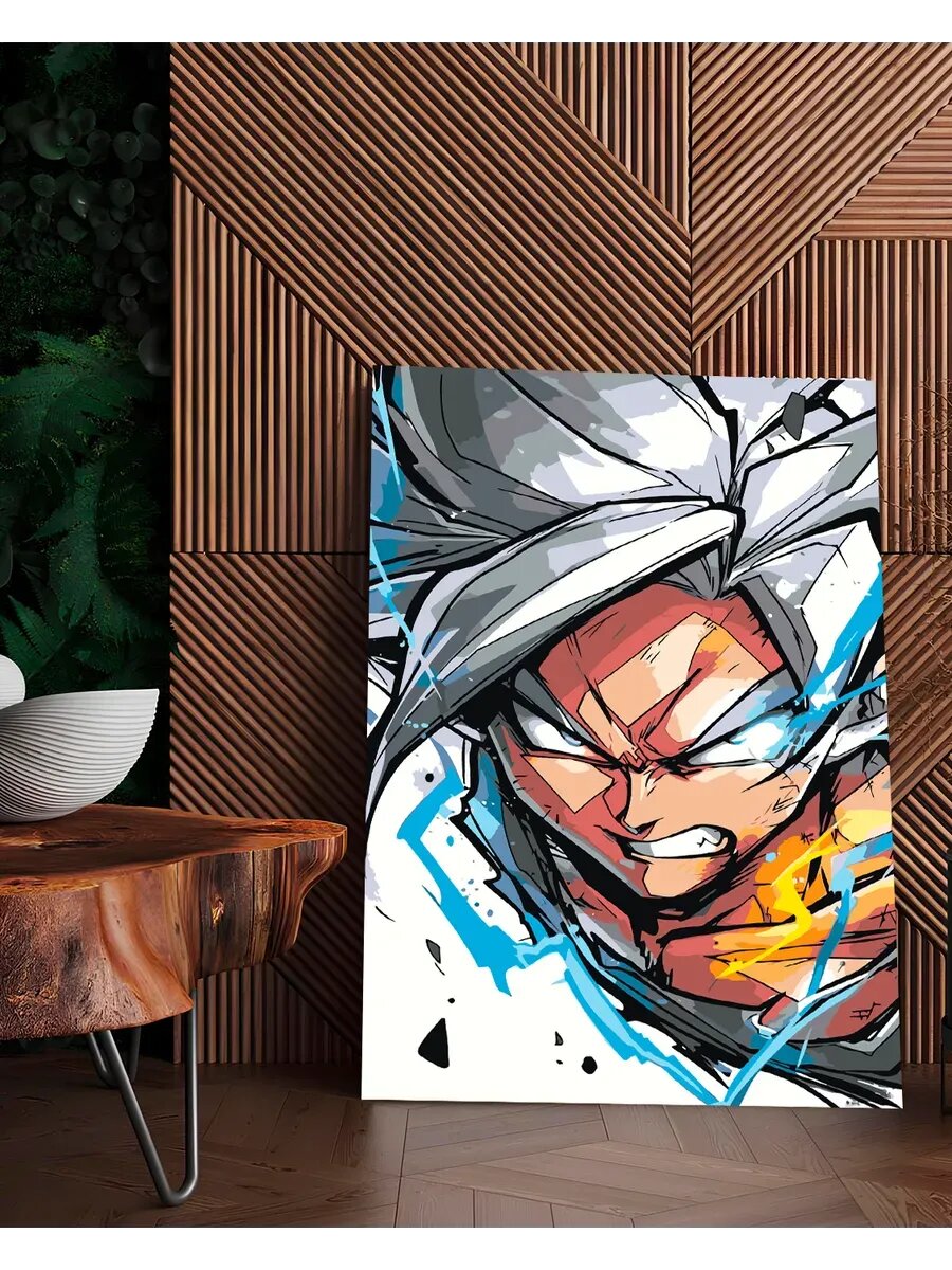 Картина по номерам Манга Dragon Ball-Гоку-Аниме