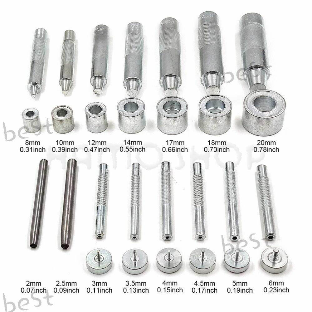 1шт Установщик матрица для люверсов ручной установки люверсов(6mm #400)