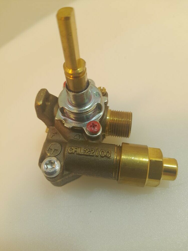 Газовый кран C00325865, для плит Indesit, Ariston и др, 150°