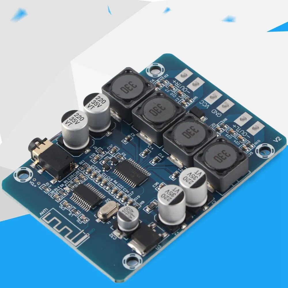 TPA3118 30 Вт + 30 Вт 8 В до 26 В постоянного тока двухканальная плата цифрового усилителя Bluetooth