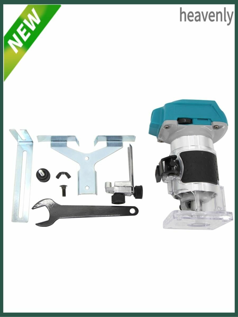 Бесщеточная Ручная Фрезерная Машина Для Аккумуляторов 18V 20V С Регулировкой Глубины И Скорости Обработки Дерева