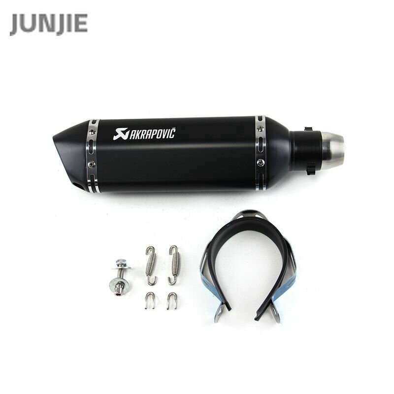 Глушитель на мотоцикл акрапович Akrapovic Gasoline длиной 370 мм