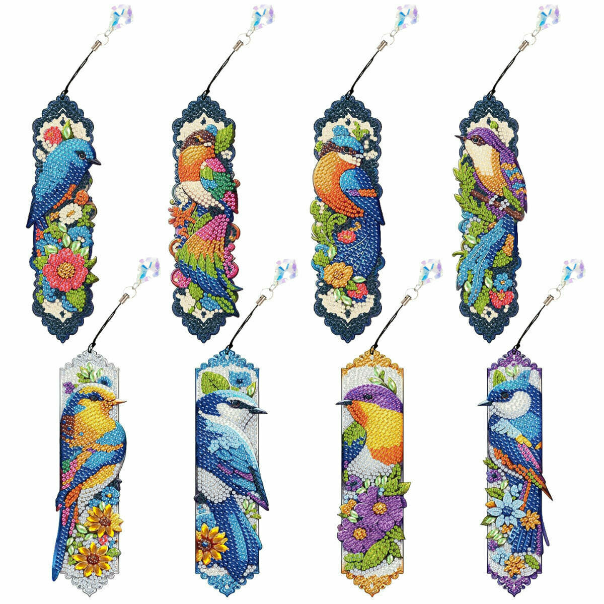 Новая закладка с перьями из алмазной живописи, DIY вышивка крестом, креативная ручная работа, прямые поставки от производителя, дропшиппинг одной штуки