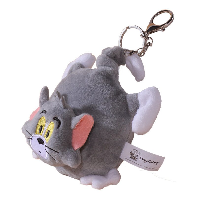 Плюшевая кукла-подвеска HUGKIS Warner Том и Джерри, 15cm Tom Cat (Pendant Vibration), серый