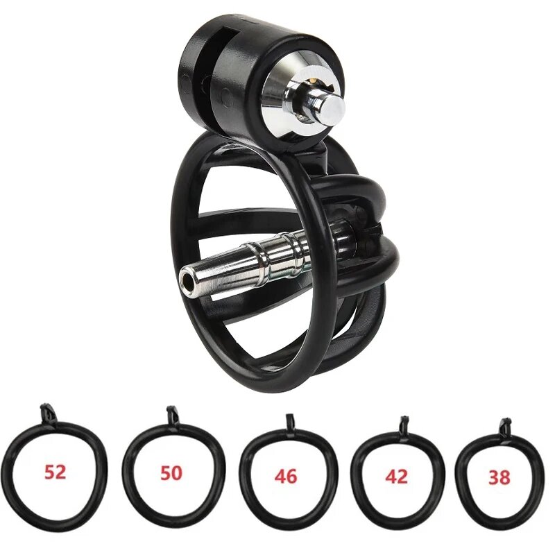 Мужской набор клеток целомудрия для пениса, клетка целомудрия для маленьких птиц, пояс с навесным замком, 5, кольцо на член, пенис, бондаж, раб, человек, секс-игрушка Cage with penis plug
