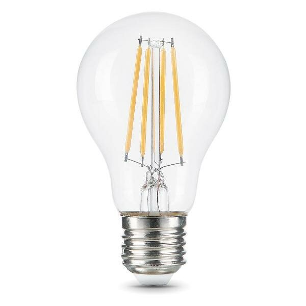 Лампа Gauss Filament А60 12W 1250lm 4100К Е27 LED