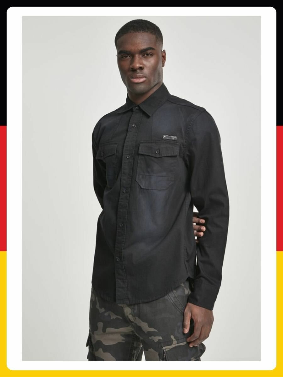 Рубашка Brandit HARDEE, черный, S