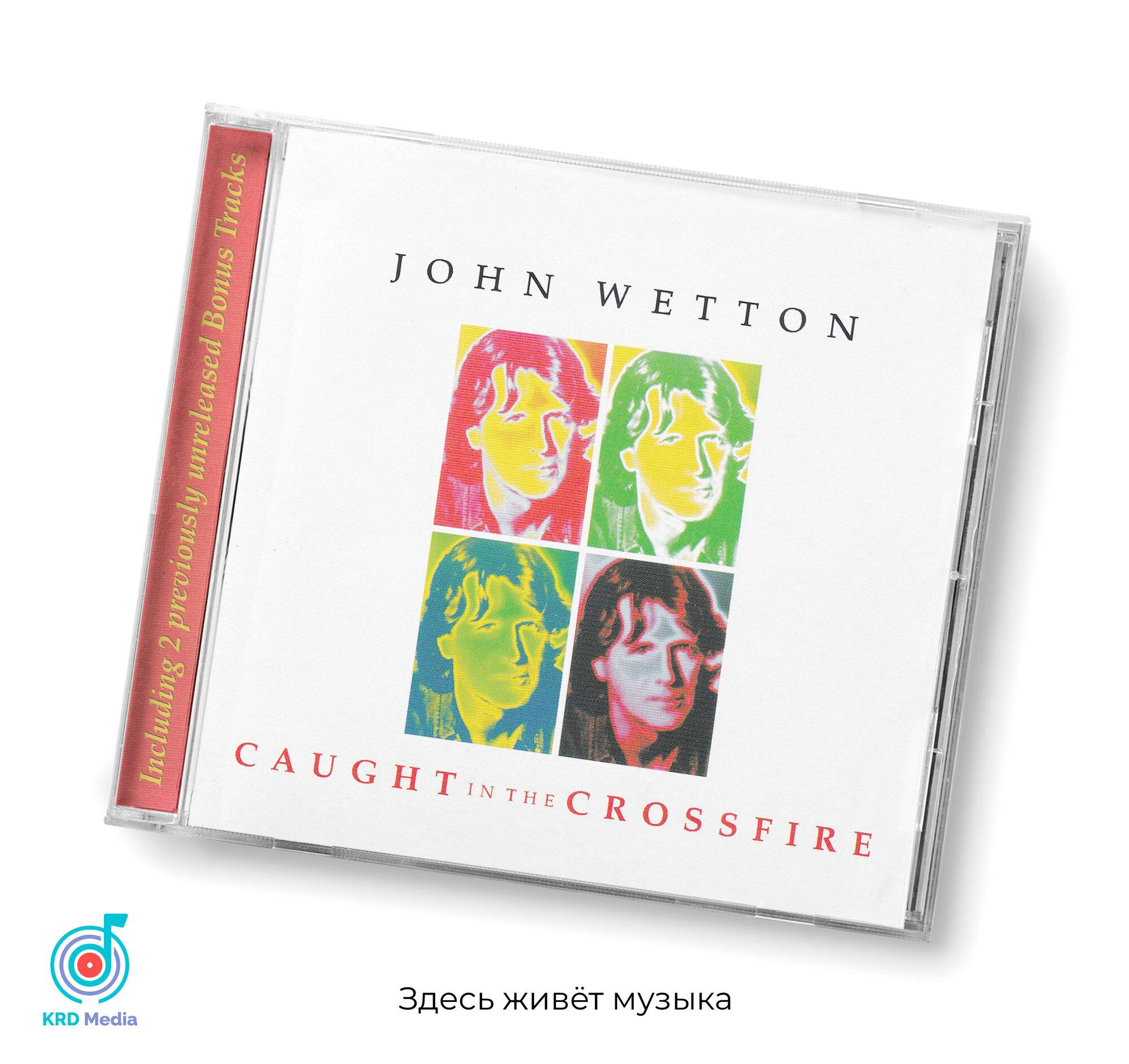 John Wetton (ex. Uriah Heep, Asia, King Crimson) - Caught In The Crossfire, 2001, 8-page, CD-Аудио
