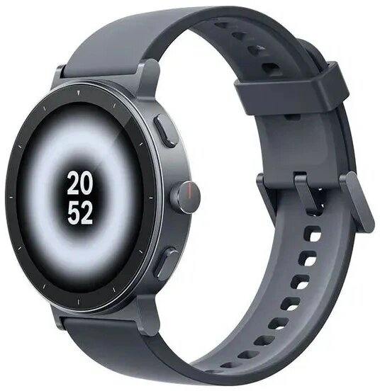 Смарт-часы Realme Watch S5 44мм 1.43" AMOLED корп. серый рем. серый (6941764490468)