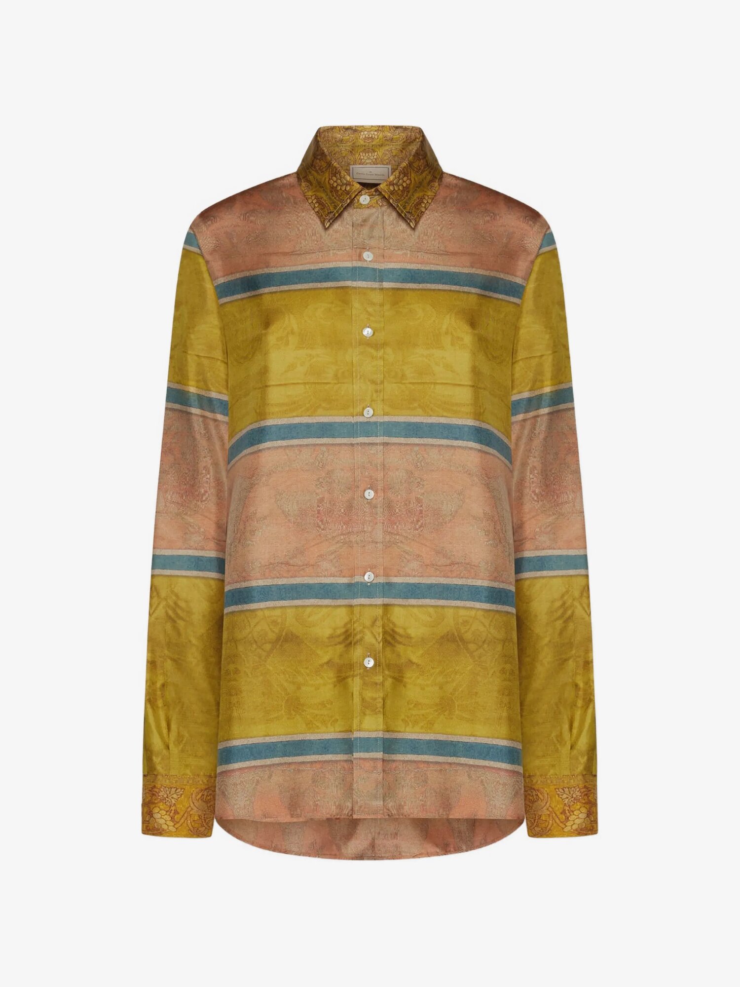 Рубашка Aloé paisley-print striped shirt