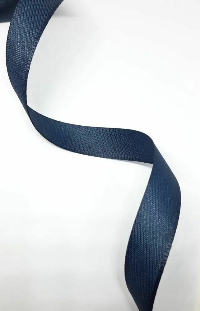 Лента брючная, 15 мм, цвет тёмно-синий,5 метров