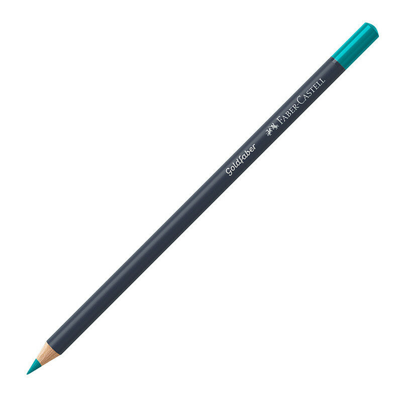Цветные карандаши Faber Castell Карандаш цветной Faber-Castell Goldfaber, 156 кобальт зеленый