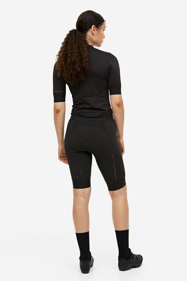 Велосипедки H&M Велосипедные шорты DryMove™, размер M, черный — фото 1