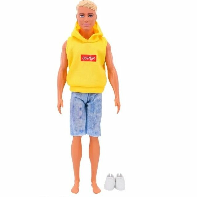 Комплект одежды для кукол-мужчин 30 см /футболка, шорты, туфли