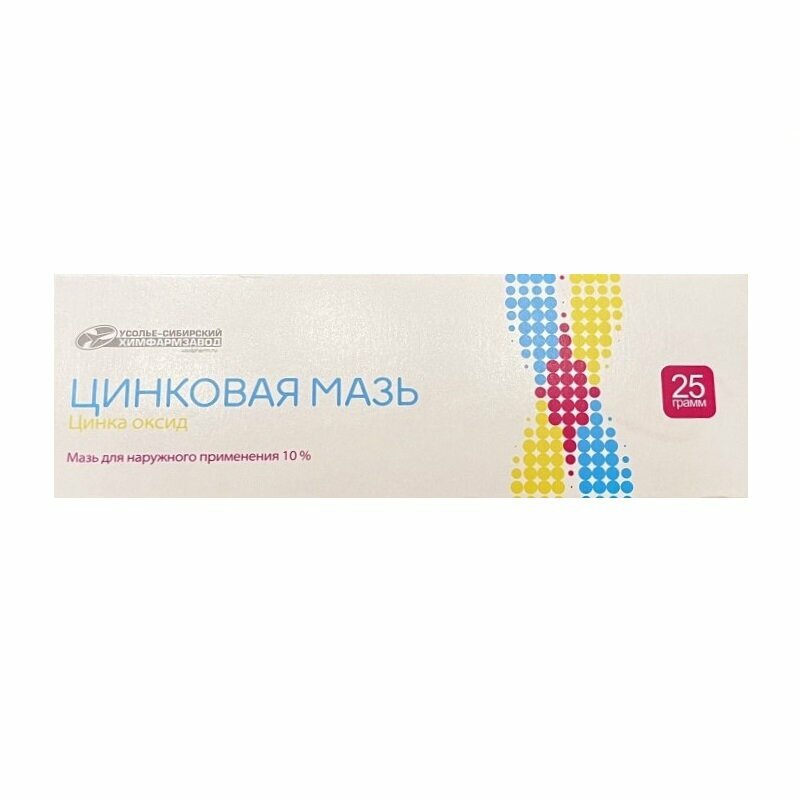 Цинковая Мазь Д/Наружн. прим. туба 25Г