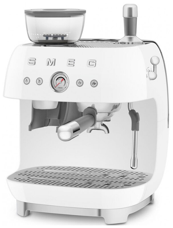 Кофеварка эспрессо Smeg EGF03WHEU, цвет белый