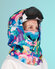 Балаклава poncho_id Базовая коллекция для взрослых и детей, размер l, лес