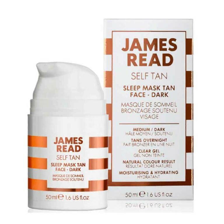 JR SLEEP MASK TAN FACE dark Ночная маска для лица уход и загар темная 50 мл