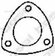 BOSAL 256-048 Прокладка приемной трубы RENAULT MEGANE/SCENIC 1.4-2.0 99-