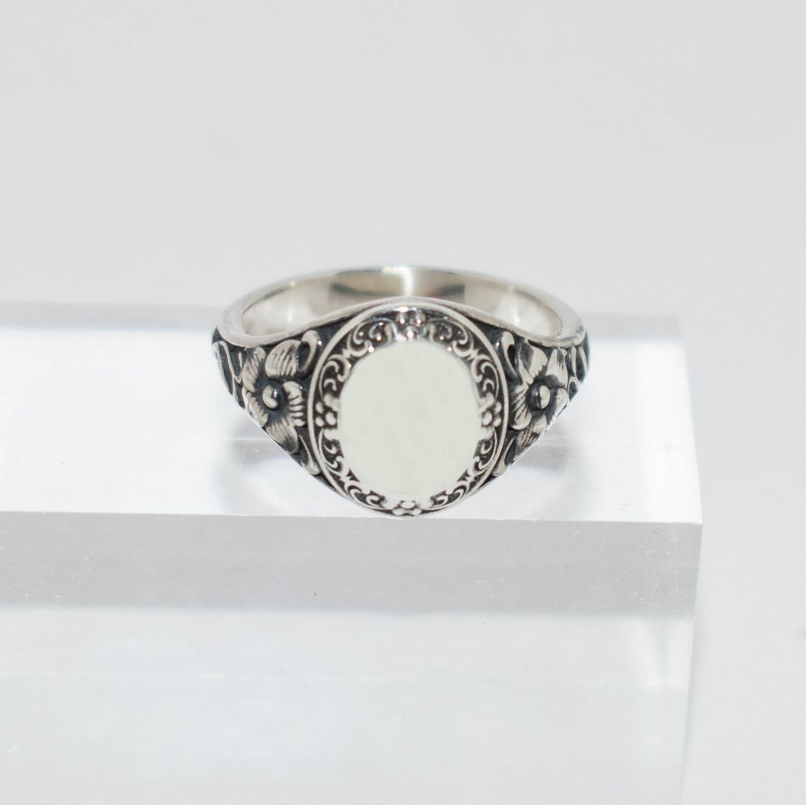 Печатка, серебро, 925 проба