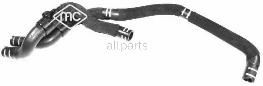 METALCAUCHO 09419 Шланг отпления двойной fiat doblo 1.3mjtd 00-