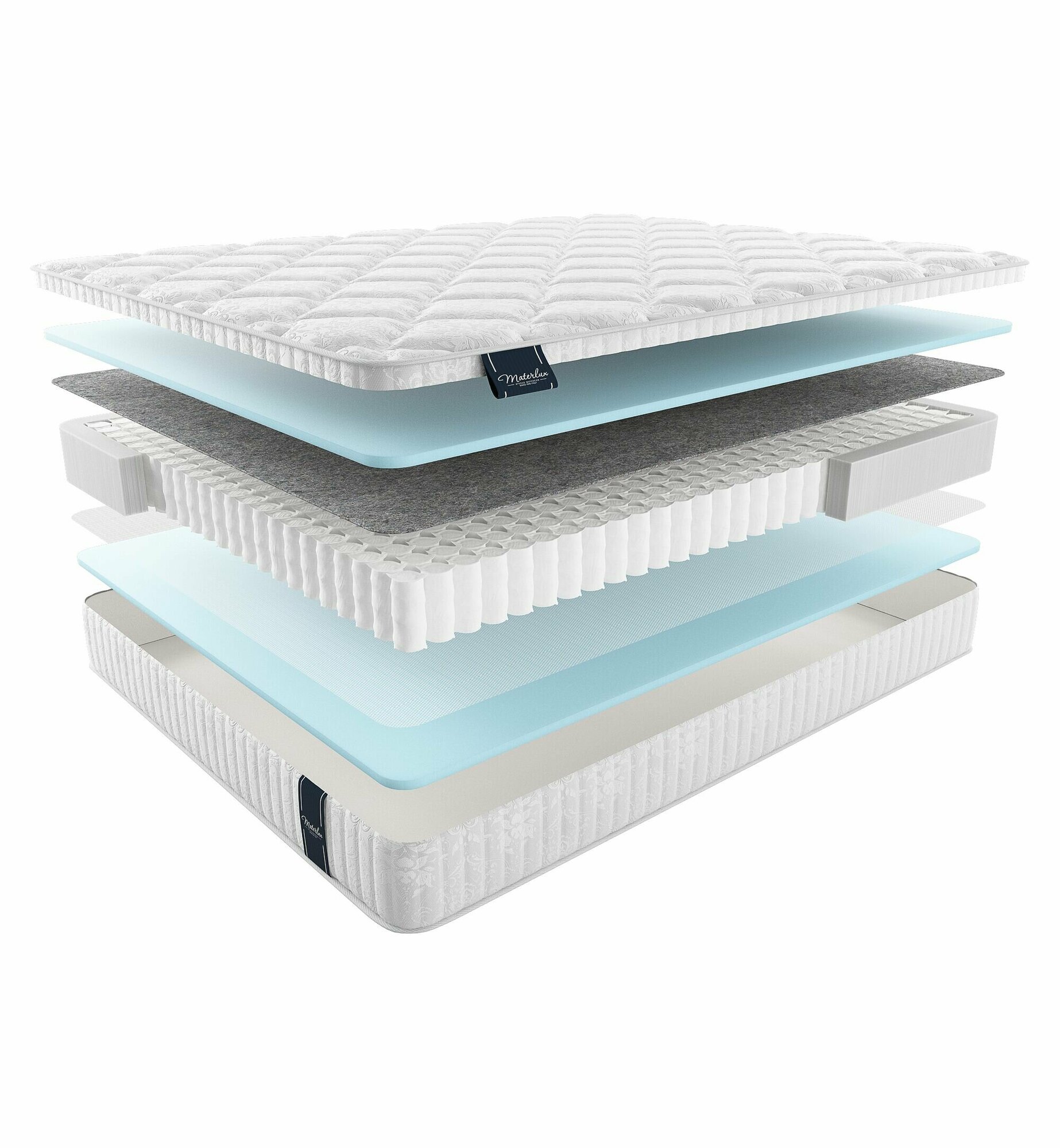 Матрас Materlux Penola 125х200 серии Light высота 18 см анатомический средней жесткости мягкий Независимые пружины