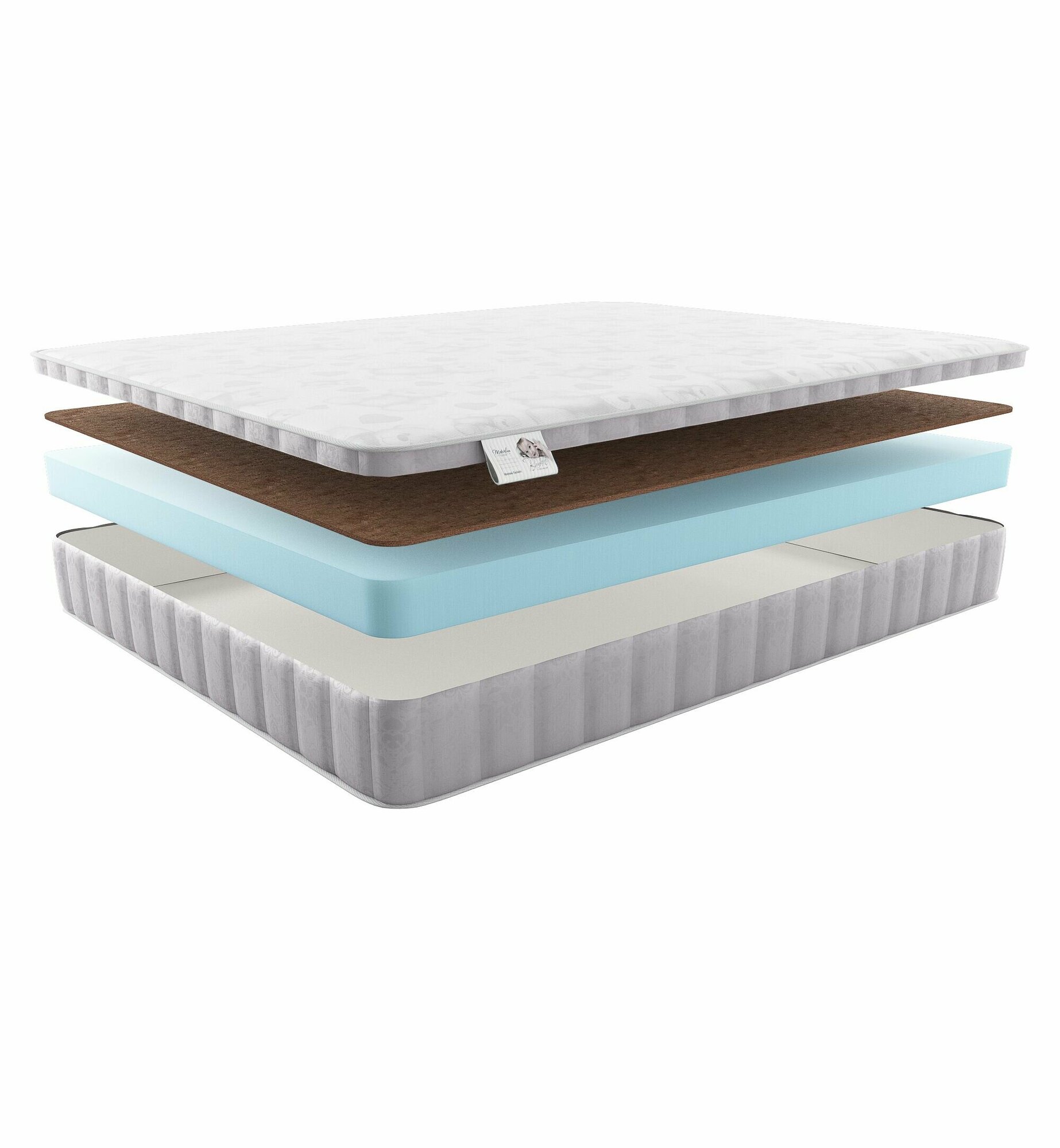 Матрас Materlux Maula Kids 60х170 высота 11 см анатомический жесткий средней жесткости кокосовый Беспружинный