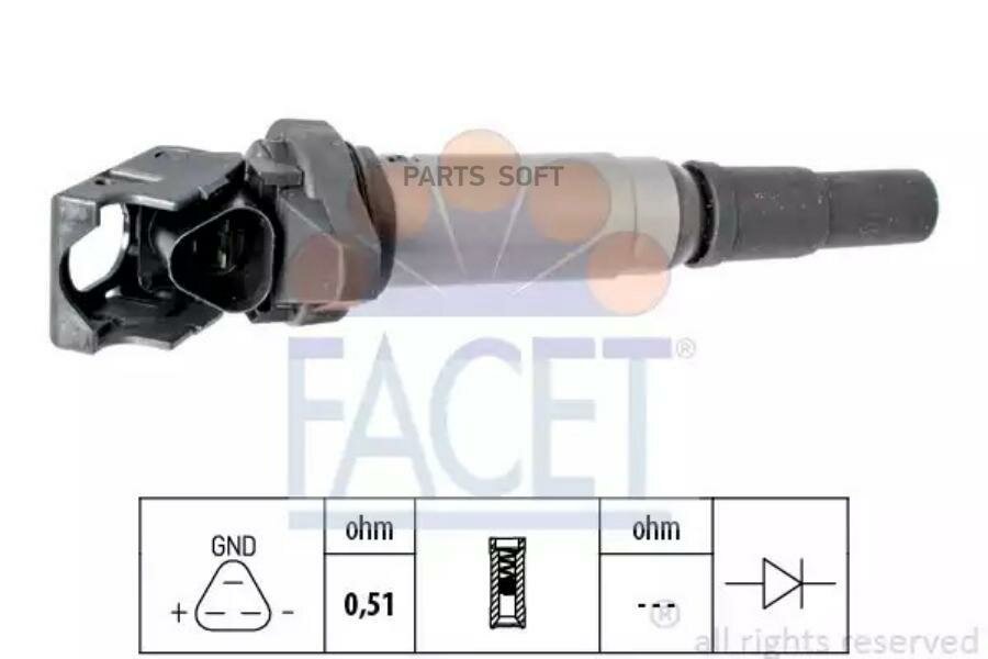 Катушка зажигания CITROEN C4 Facet арт. 96375