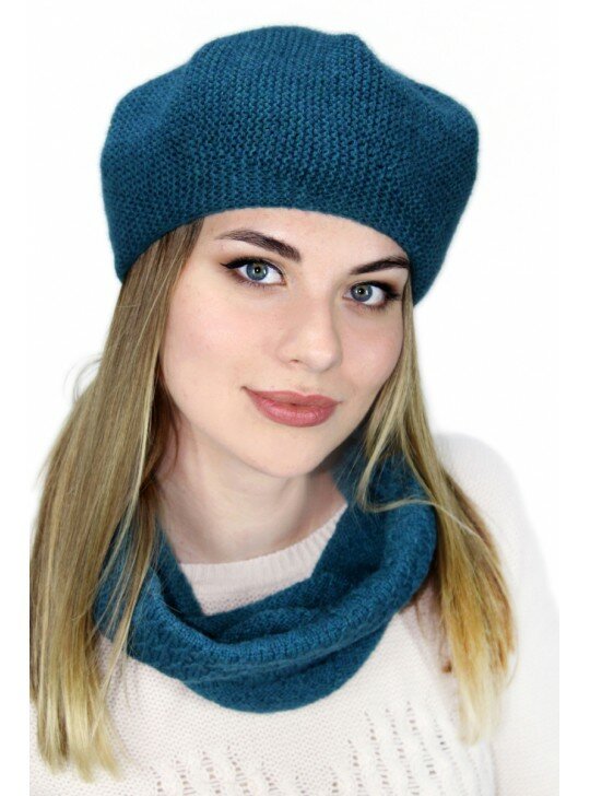 Берет Комплект "Вилсия" берет+стойка-хомут для женщин