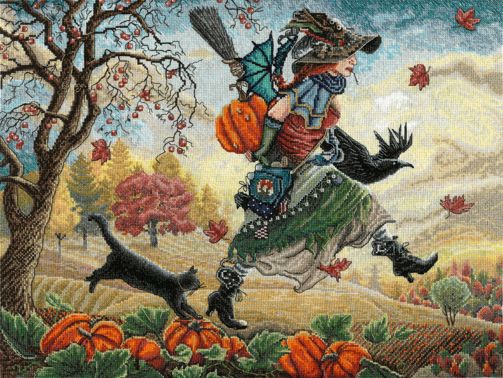 Набор для вышивания нитками "Халапенья"