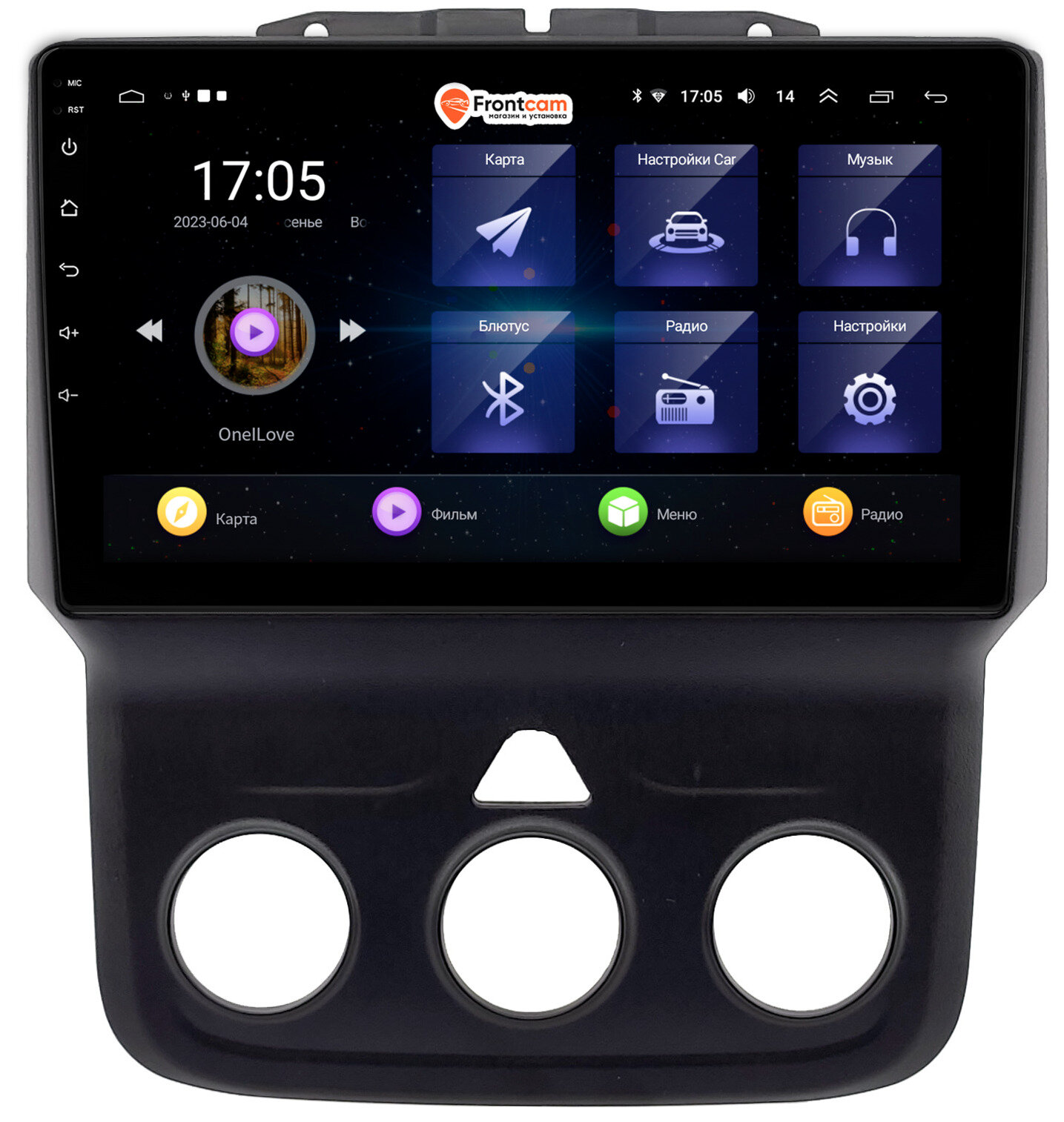 Штатная магнитола Dodge RAM 4 (DS, DJ) 2013-2023 (авто без климат-контроля) OEM RK9-0151 Android 10 (CarPlay, AHD, 1/32)