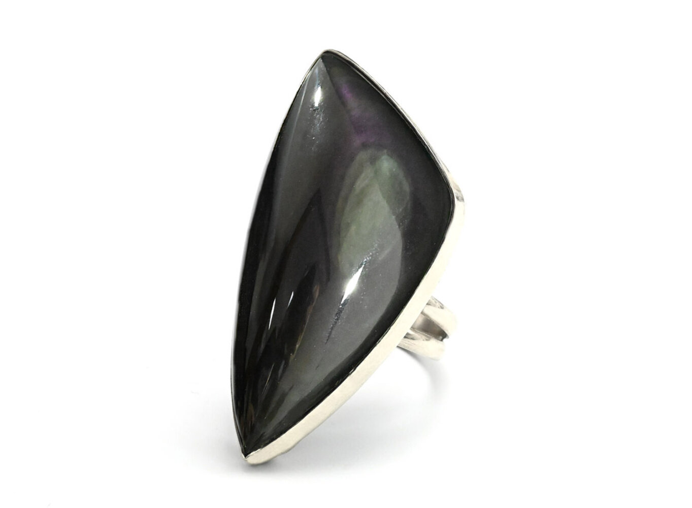 Кольцо, обсидиан