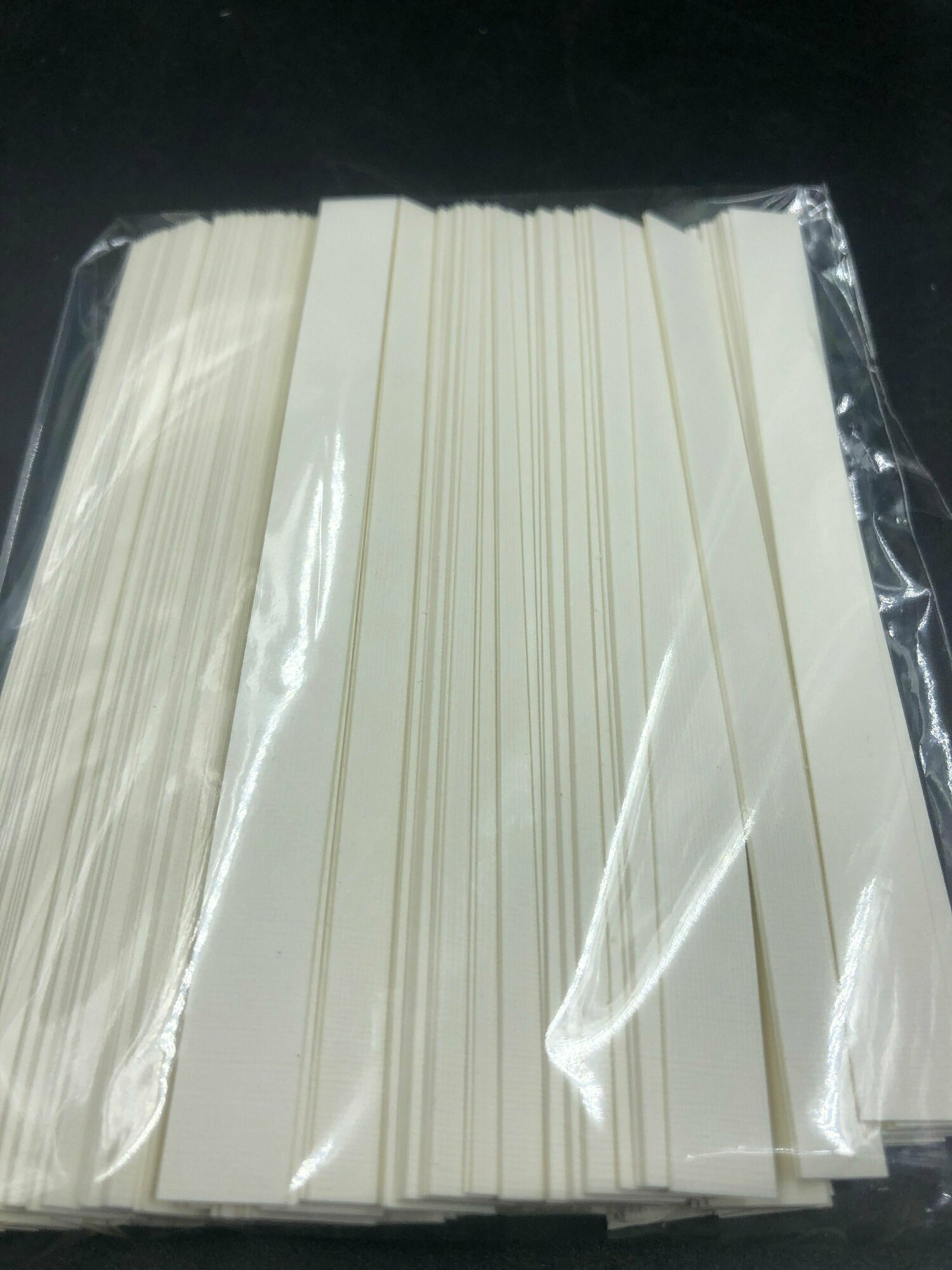 500 шт. Блоттеры 10х120 мм слоновая кость гладкие/ Тест-полоски/ Пробник для духов, бумага 250гр/м2