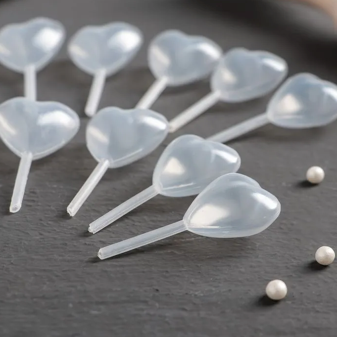 Набор пипеток для соуса "Сердечки"15 шт