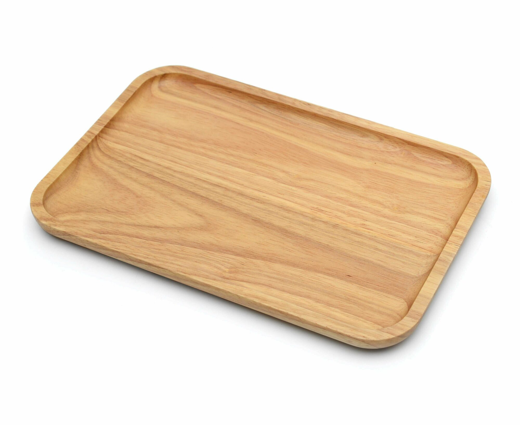 Поднос деревянный плоский большой 30х20х2 см