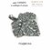 Подвеска листик смородины, набор 4 штуки, фурнитура Anna Bronze с5011(4)