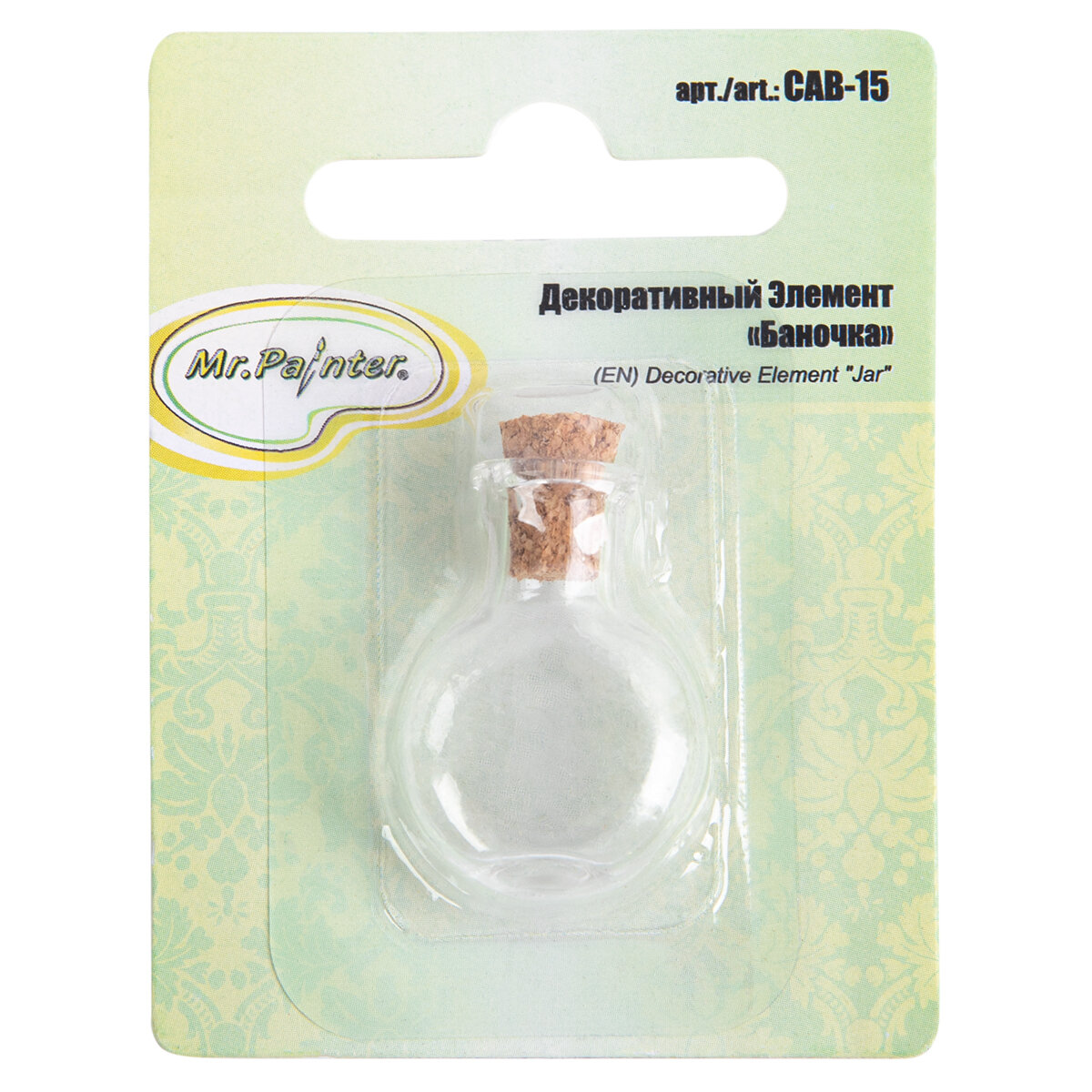 Декоративные Элементы "Mr.Painter" CAB-15 "Баночка" 02 Круглая