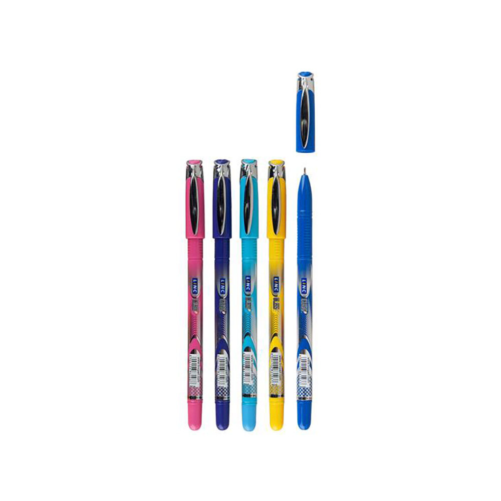 Linc Ручка шариковая GLISS 0.7 мм 1210F дисплей ассортимент 1 шт для записей и заметок
