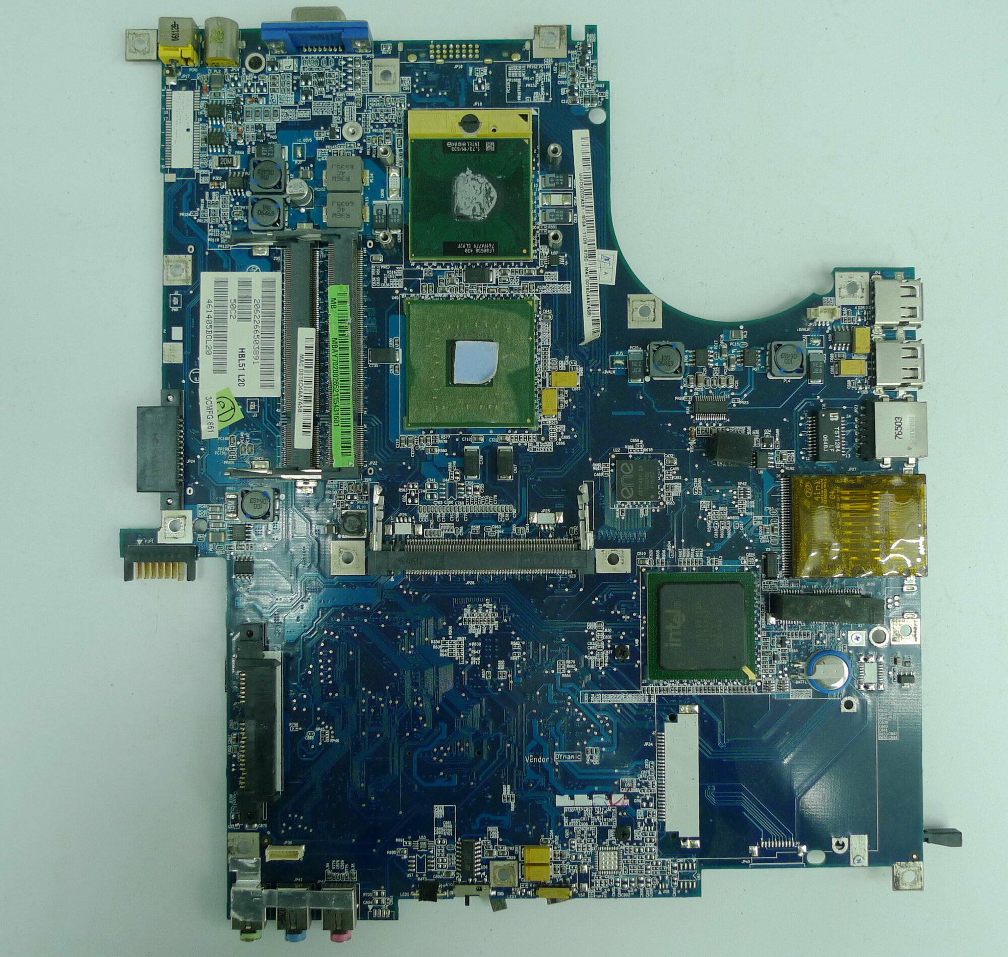 Материнская плата HBL51 LA-3081P REV: 5.0 для ACER Aspire 5610Z (донор)