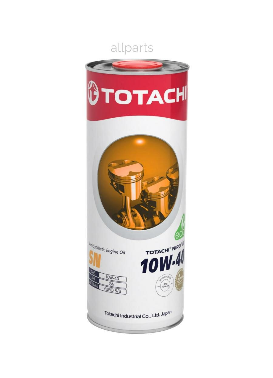 TOTACHI 19601 Масло моторное 10W40 TOTACHI NIRO 1л полусинтетика LV SN/АвтоВАЗ