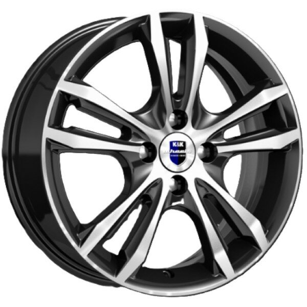 Колесный диск КиК Samara (КС866) 6x16 4x98 ET35 58,5 Алмаз черный SK