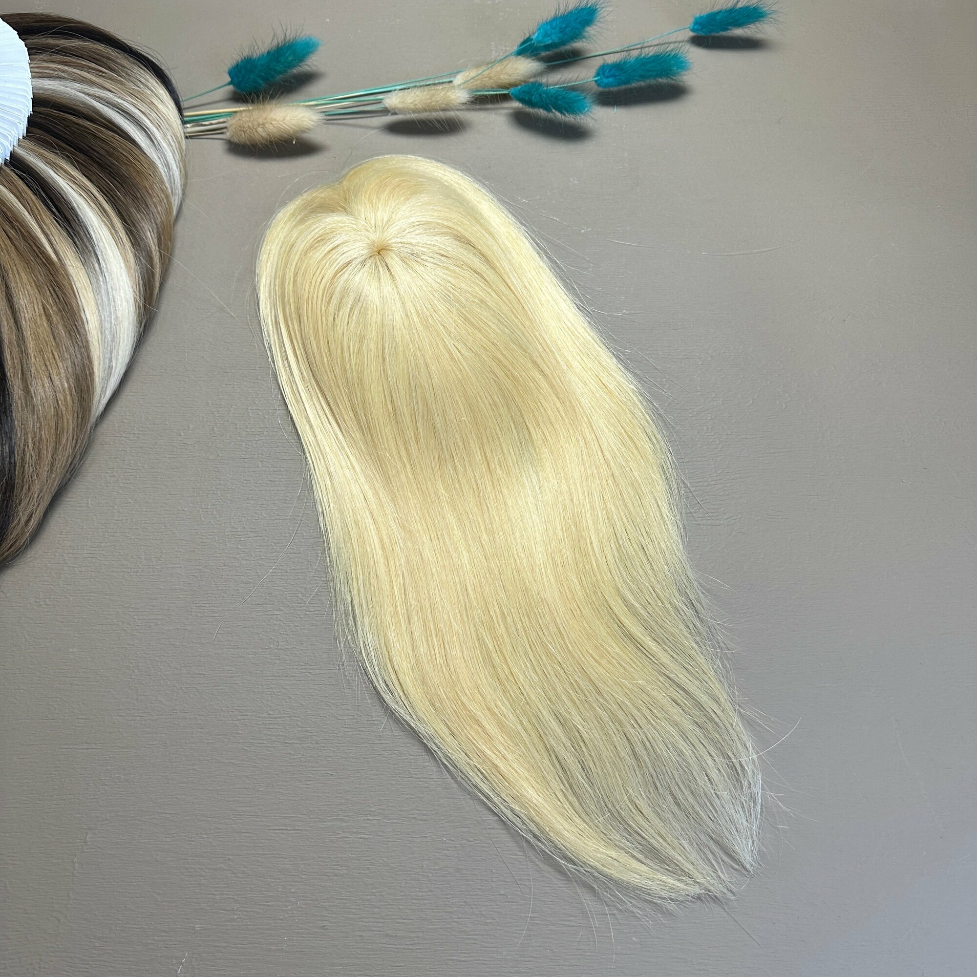 Микросистема проборная из славянских волос Belli Capelli 30 см №20