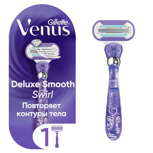 Станок для бритья Gillette Venus Swirl 5 лезвий