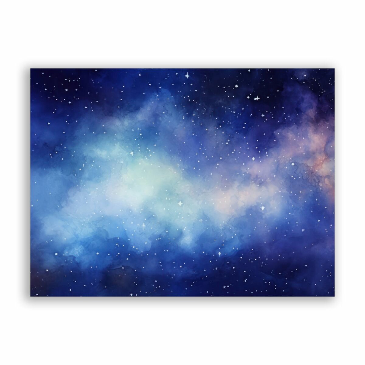 Постер, плакат на бумаге / Абстракция - Космос / Размер 30 x 40 см